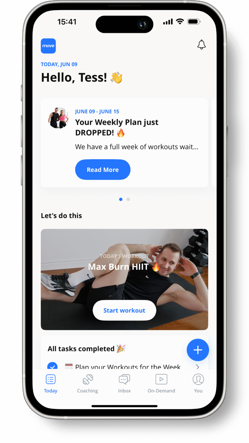 Move: Fitness App & Wellness Programs by Tess & Yoann